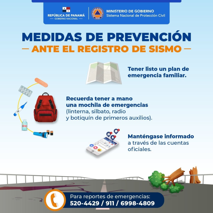 Panamá se prepara para el primer simulacro multiamenazas - Sinaproc